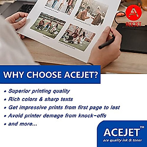 ACEJET Compatible 047 Black Toner Cartridge Replacement for Canon 047 ImageCLASS LBP113W MF113W MF110/LBP110 Series, i-SENSYS LBP113W MF113W MF110/LBP110 Series Printer (Black, 2Pack)