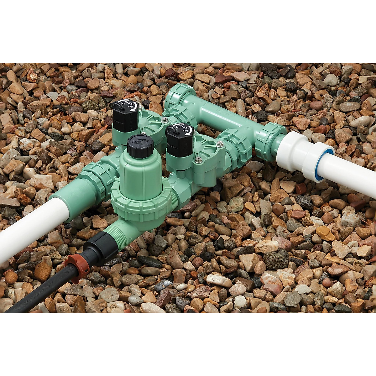 Orbit 2-in-1 Drip Irrigation Filter & 30 PSI Pressure Regulator - Micro-Irrigation Valve - Water Flow Reducer - 67798