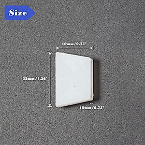 SPEEDWOX 6 Pcs Replacement Rubber Tips Kit for Glass Breaking Pliers Key Fob Pliers Flat Jaws for Key Fob Hardware Install and Stained Glass Work Supplies and Tools