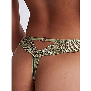 Aubade Women's Paradis Exotique Tanga, Green (Amazonia), XX-Large