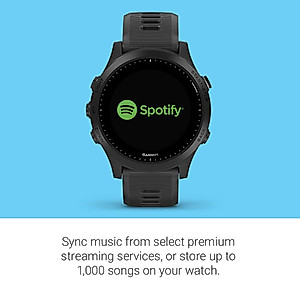 Garmin Forerunner 945, Premium GPS Running/Triathlon Smartwatch with Music, Black (Renewed)