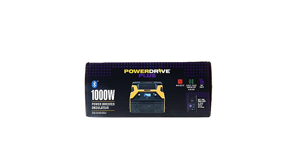 PowerDrive Plus 1000W Wireless Power Inverter with Bluetooth