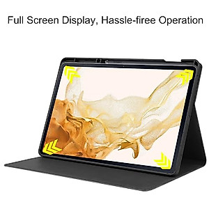 Case for Samsung Galaxy Tab S7 FE 12.4-Inch 2021 Release Model (SM-T730/733/736/738) Smart Slim Tri-Fold Tablet TPU Leather Cover With Auto Wake/Sleep for Samsung Galaxy Tab S7 FE Cover (Red)