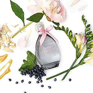 SJP Born Lovely Lush, Sweet, Elegant Amber Floral Eau De Parfum Spray Fragrance for Women - Mandarin, Peony, Honeysuckle, and Freesia - Intense, Long Lasting Scent - 1.7 oz