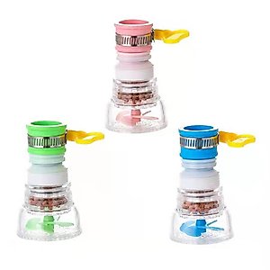 Water Filter Faucet Bathroom Sink - 3Pcs Water Filter for Sink Bathroom Faucet Extender Kitchen Sink Water Filter - 360° Adjustable Shower Head Filter Shower Faucet Handle for Kitchen Accessories