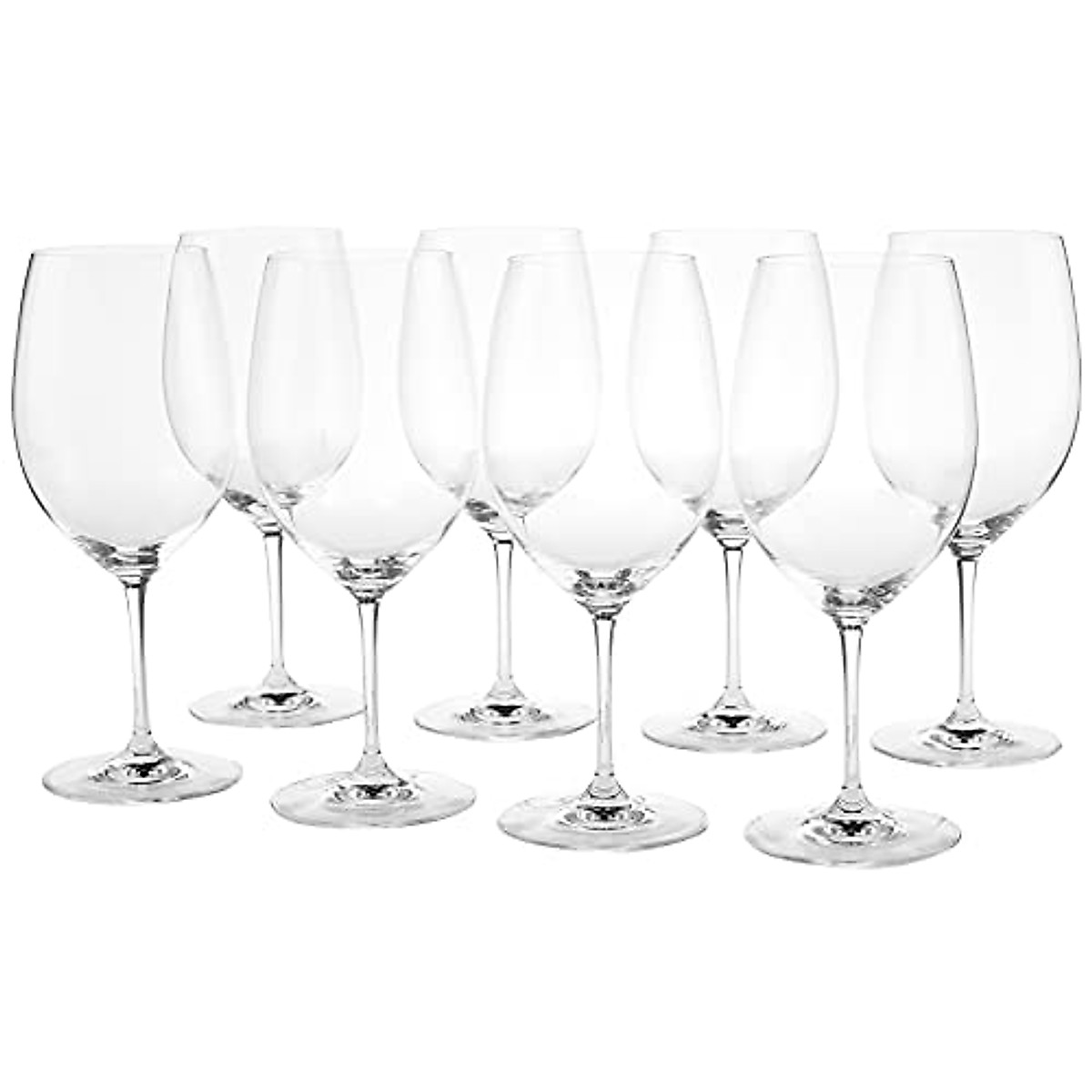 Riedel VINUM Bordeaux/Merlot/Cabernet Wine Glasses, Pay for 6 get 8 ,21.52 ounce