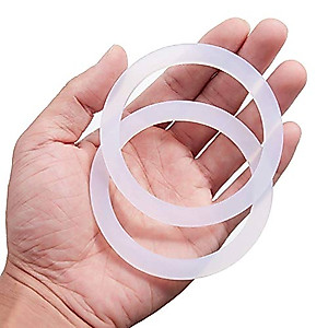 Litorange 20 PCS Reusable Food Grade Silicone Seals for Leak Proof Mason Jar Lids (Wide Mouth),Plastic Storage Lids Gaskets fit Ball, Kerr - Pack of 20