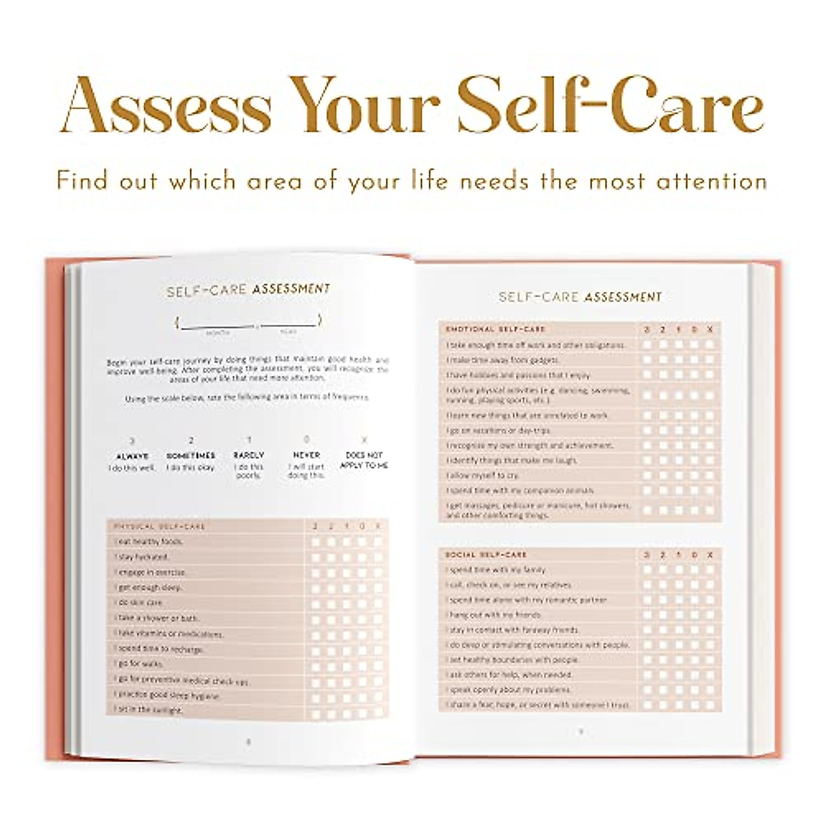 Self Care Planner by epic self - Undated Wellness Planner, 48 Weeks - Self-Love, and Habit Tracker for Women - Prioritize Your Well-being in 2023 - Daily & Weekly Reflection Pages