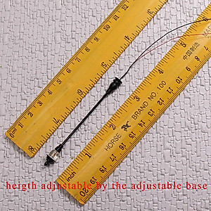 Evemodel LQS21 10PCS Model Railroad Train Lamp Posts Led 6.6cm or 2.6inch Street Light Lamps OO / HO Scale