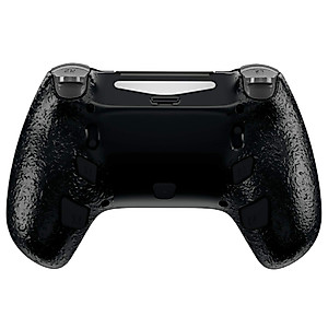 eXtremeRate Scarlet Red Decade Tournament Controller (DTC) Upgrade Kit for PS4 Controller JDM-040/050/055, Upgrade Board & Ergonomic Shell & Back Buttons & Trigger Stops - Controller NOT Included