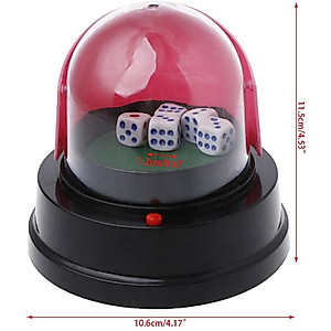 MOYIC 1 Set Electric Dice Cups Family Games Toy Household Fittings Prop