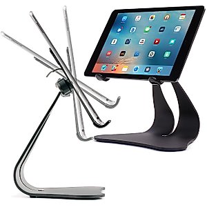 Thought Out Stabile PRO Pivoting iPad Stand - Black - Made in USA - Compatible with Apple iPad
