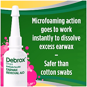 Debrox Ear Wax Removal Kit - Includes Bulb Syringe and 0.5 Fl Oz Removal Drops for Cleaning Ears