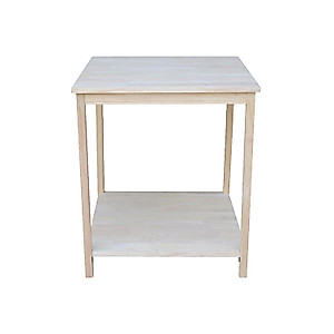 International Concepts Table For Connecting Desks, Unfinished