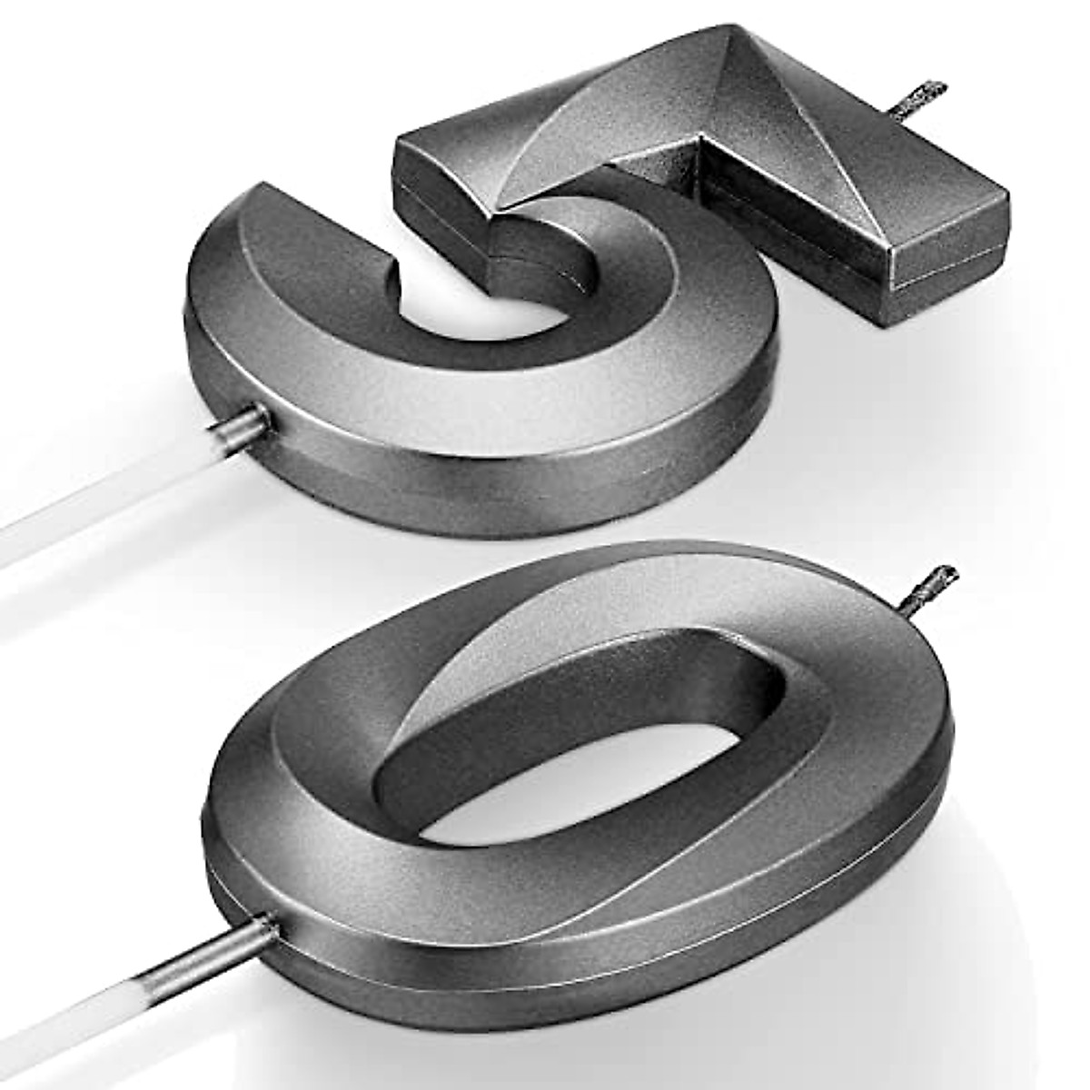 50th Birthday Candles Numbers for Cakes Candle Happy Fiftieth Birthday 3D Designed Wedding Anniversary Party Cake Topper Decorations (50, Black)