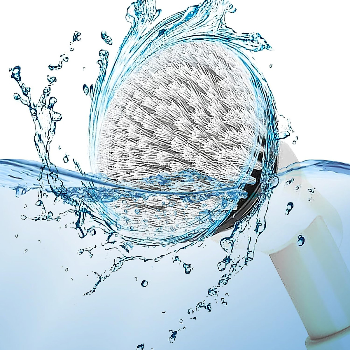 GGBOOMGG Replaceable Brush Heads for Electric Shower Scrubber, 9 Pack Brush Heads Suitable for All Brands of ANS-8051A&ANS-8050 Electric Cleaning Brush