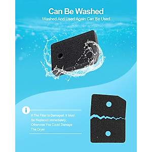 Plinth Filter Replacement for Miele T1 Dryer：9164761 Heat Pump Dryer, Dryer Spare Parts, Lint Filter Foam Sponge Replacement for Miele T1 Dryer (5)