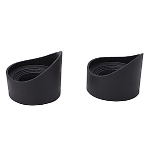2Pcs Rubber Eyepiece Eye 27mm, Professional Collapsible Eye Guards Cups, for Microscope Eyepieces, Monoculars and Binoculars of 42?48mm/1.65?1.89in