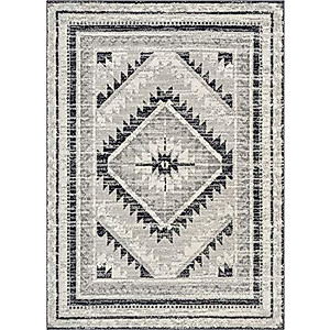 Well Woven Malfi Pisa Aztec Tribal Southwestern Grey