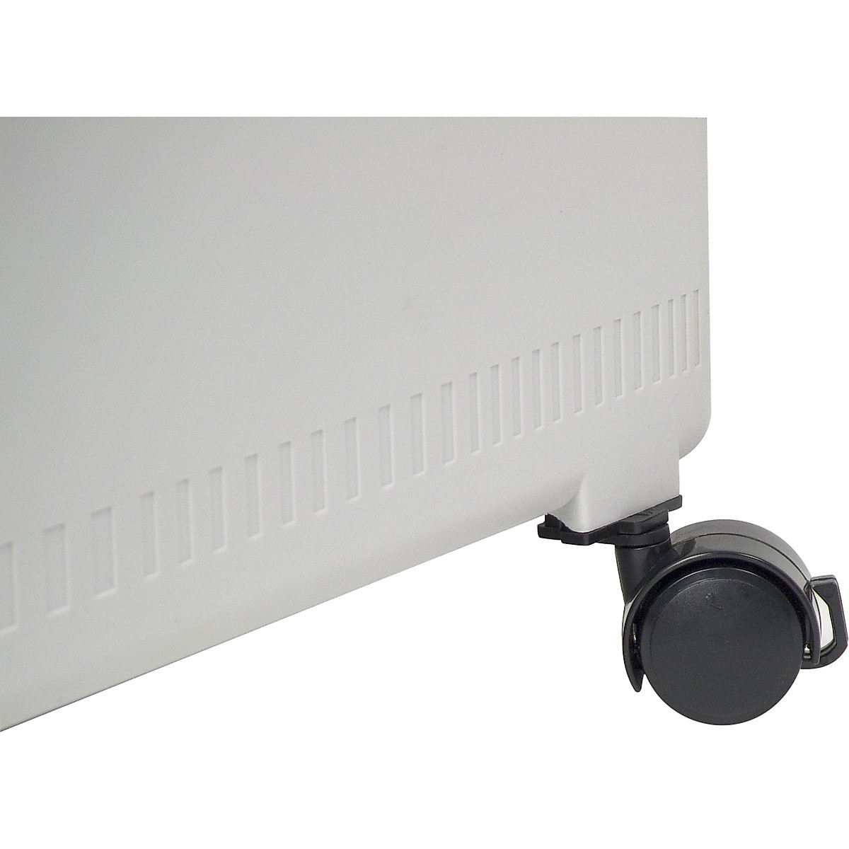 Storex 61312B01C Two-Drawer Mobile Filing Cabinet, 14-3/4w x 18-1/4d x 26h, Black