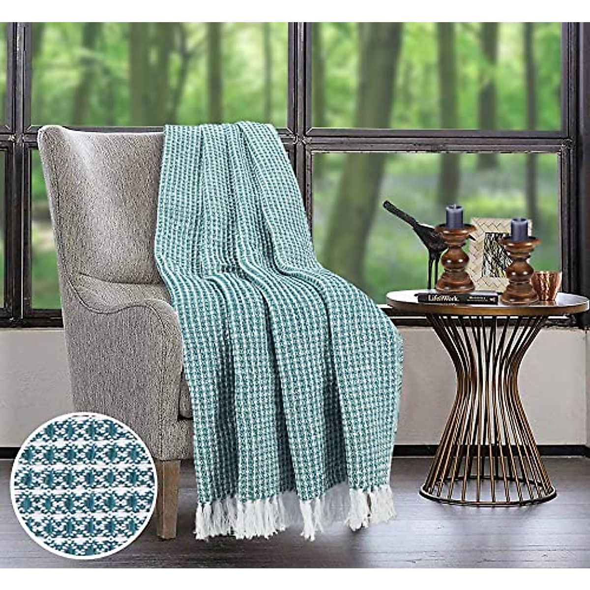 Candle Holder,Wood Candle Holder,White Wooden Candle Holder,Candle Holders,Farmhouse Candle Holder,Candle Holder Set of 2,Wood Pillar Candle Holder,Height 6 inch Set of 2, Burnt