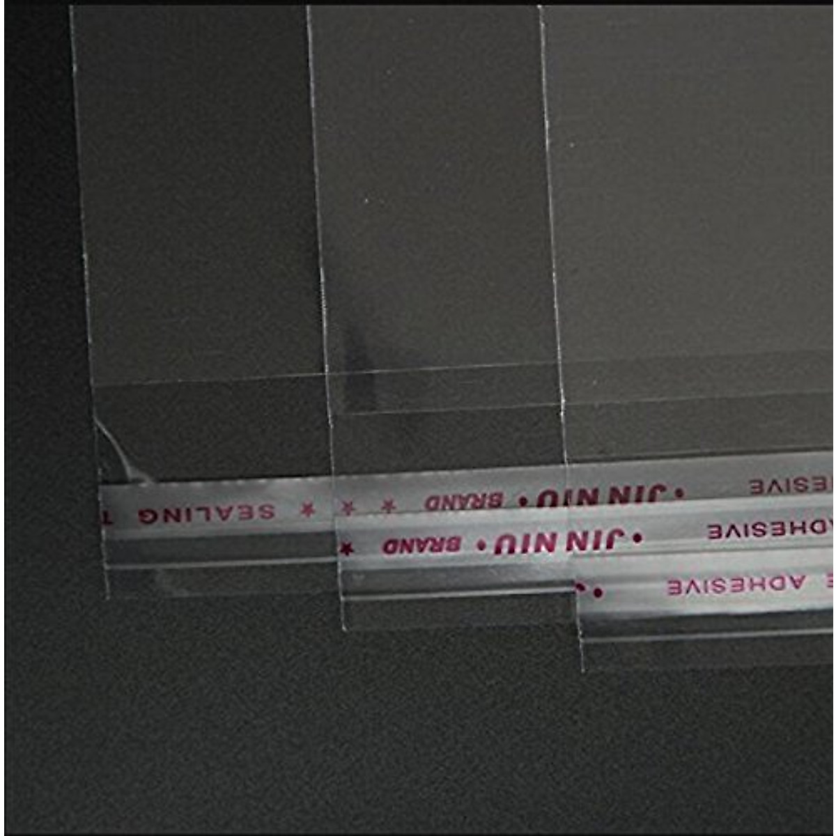 100 Pack 4 3/4in. X 6 1/2in Clear Resealable Cello/Cellophane Treat Bags Self Sealing Bags Food Safe for Cookie Candle Soap Candy Bakery Gift