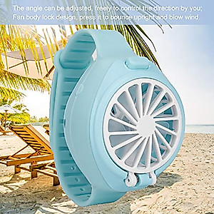 Various Watch-Shaped Fan, 3.7 V 28x6cm Polymer Battery Oscillating Tower Fan with ABS and PP for Outdoor