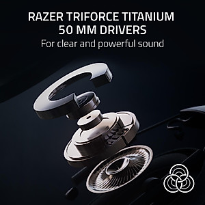 Razer BlackShark V2 Pro Wireless Gaming Headset 2023 Edition: Detachable Mic - Pro-Tuned FPS Profiles - 50mm Drivers - Noise-Isolating Earcups w/Ultra-Soft Memory Foam - 70 Hr Battery Life - White