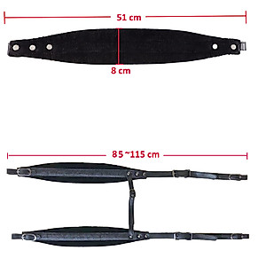Rayzm Accordion Harness Straps, Adjustable Shoulder Belts Straps for Accordions, Thickened Synthetic Leather