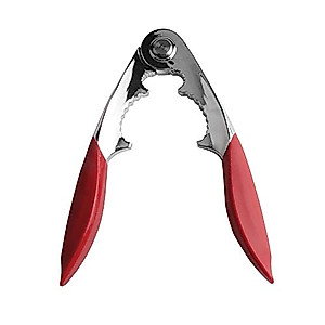 Maine Man Spring-Action Lobster Cracker, Chrome-Plated Zinc Alloy and Silicone