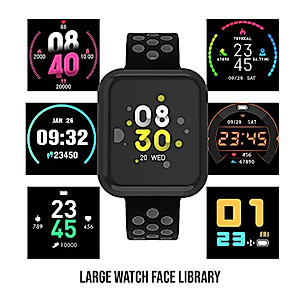 iTouch Air 3 Smartwatch Fitness Tracker with Heart Rate Tracker, Step Counter, Notifications, Sleep Monitor for Men Women