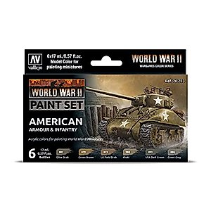 Model Color WWII American Armour & Infantry