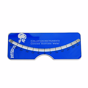 Csnbfiop Back And Spine Scoliosis Diagnosis Tools 0-30° Scoliosis Test Meter Measurement Tools Scoliometer For Adults Children