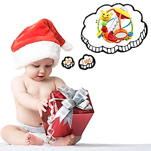 Yiosion Baby Rattles Toys Set, Infant Grab N Shake Rattle, Sensory Activity Ball, Development Learning Music Toy, Newborn First Birthday Gifts for 0 1 2 3 4 5 6 7 8 9 10 12 Month Babies Boy Girl