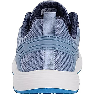 WHITIN Men's Wide Width Toe Box Road Running Shoes Zero Drop Size 9.5 Outdoor Workout Jogging Knit Rubber Stylish Lace up Cushioned Light Blue 43