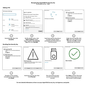 HyperFIDO Titanium PRO FIDO2 Security Key