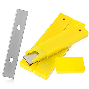 Bates- Replacement Scraper Blades, 4 Inch, 30 Pcs, Scraper Blades, Floor Scrapper Blade, Replacement Razor Blades, Carbon Steel Razor Blades, Paint Scraper Blades, 4 Inch Scraper Blades