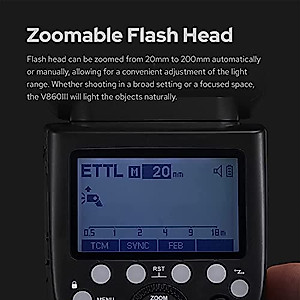 Godox V860III-C Camera Flash for Canon Camera Flash Speedlite Speedlight Light,2.4G HSS 1/8000s,480 Full-Power Flashes,7.2V/2600mAh Li-ion Battery,0.01-1.5s Recycle Time,10 Levels LED Modeling Lamp