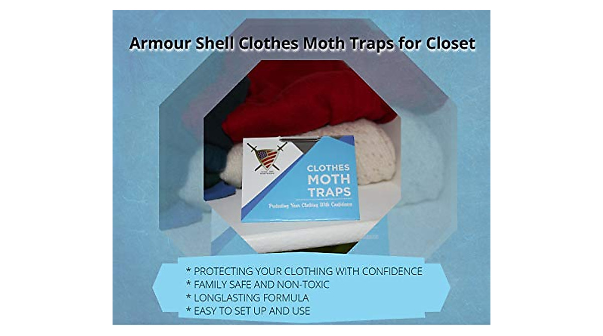 Protect Clothes with Unique Moth Traps - 6 Pack