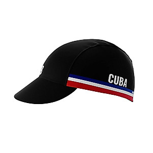 ScudoPro Cuba Black Code Bike Cycling Cap Road MTB or Running