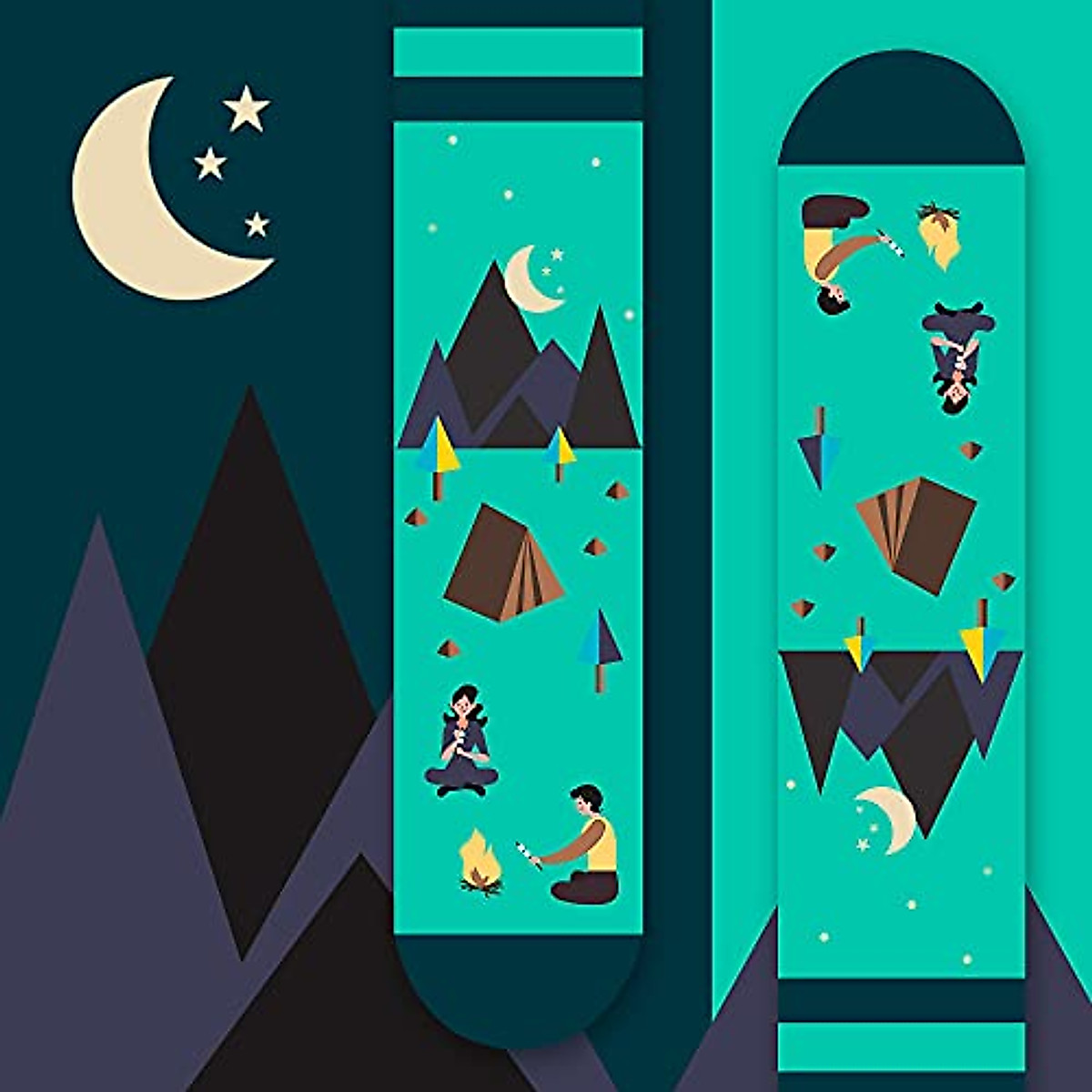 AGRIMONY Funny Socks for Men Women Teen Boys-I’d Rather Be Camping Socks Camping Camper Gifts Fun Novelty Cool Crazy Funky Crew Camp Socks-Valentines Day Christmas Stocking Stuffers