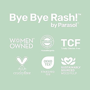 PARASOL Clear+Dry Disposable Diapers, RashShield Protection, Leakproof Design, Hypoallergenic, Size 3 (16-28 lbs), 128 Count