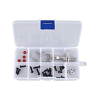 Tatoonly Superjiuex 10 Compartment Slots Cells Portable Tool Box Electronic Parts Screw Beads Ring Jewelry Plastic Storage Box Container Holder