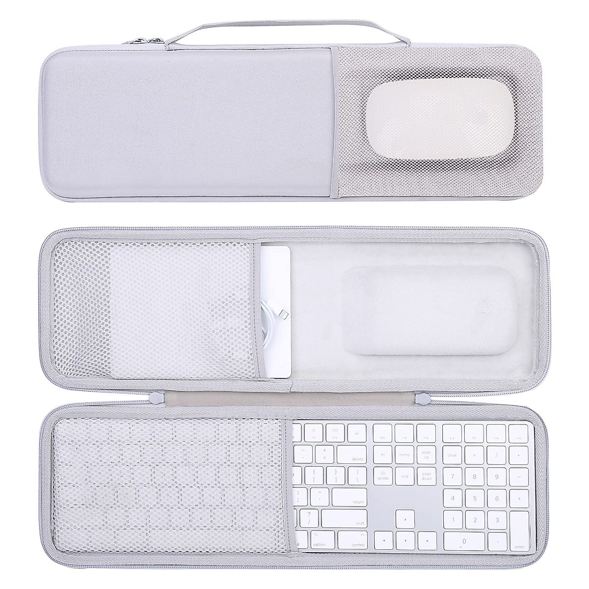 co2CREA Hard Case Replacement for Apple Magic Keyboard Numeric Keypad + Apple Magic Mouse