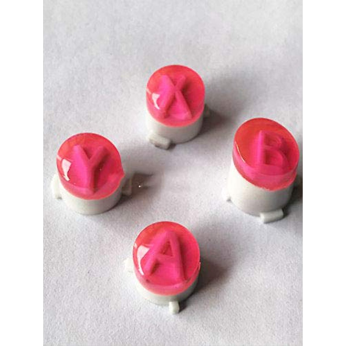 Pink Bullet Buttons ABXY Mod Kit Joystick for Xbox One Xbox One Slim Elite Controller