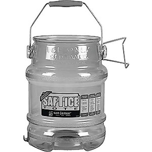San Jamar Shorty Saf-T-Ice Commercial Ice Tote, 5 gal, (1 Pack)