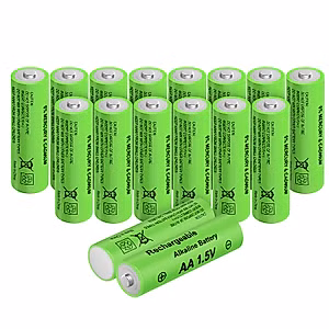 YXZHENG 1.5V Alkaline AA Rechargeable Battery Cell (16PCS AA)