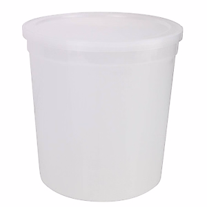 Caplugs Evergreen 240-5704-06N Press-Lid Pathology Containers. 64oz/1890mL, PE-HD (Pack of 8)