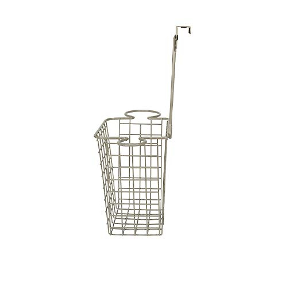 Spectrum Grid Over the Cabinet Styling Station (Satin Nickel) - Tall Bathroom & Under Sink Organizer for Hair Dryer, Beauty Tools, Accessories, & Home Essentials