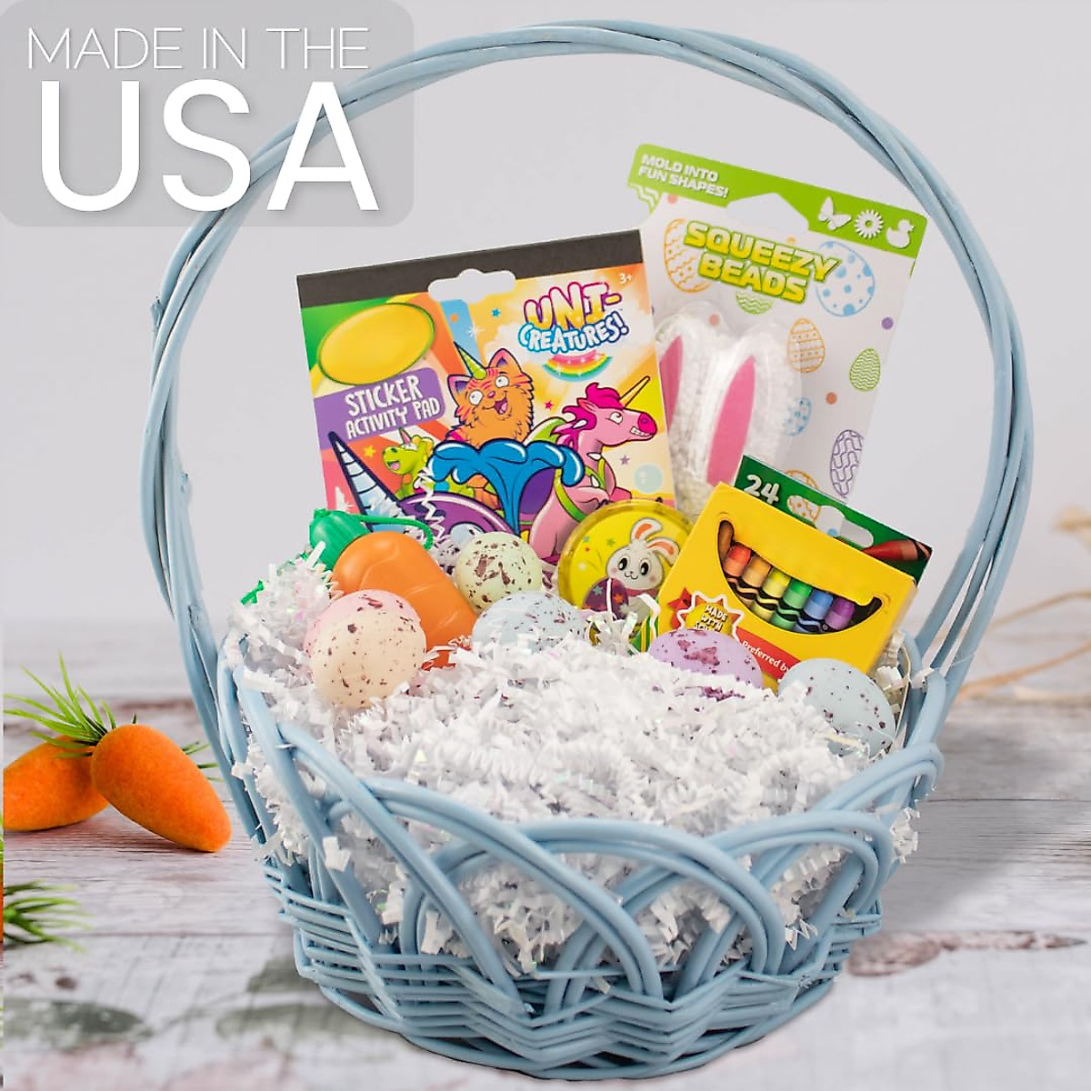 MagicWater Supply Crinkle Cut Paper Shred Filler (4 oz) for Gift Wrapping & Basket Filling - Diamond White